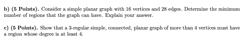Solved a) (10 points). Determine whether the following | Chegg.com