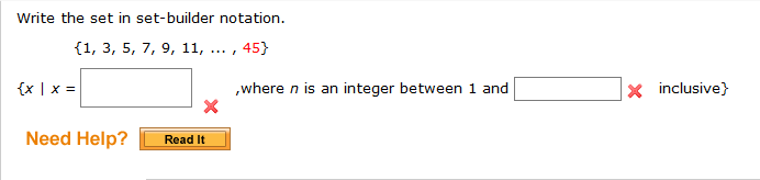 Solved Write the set in set-builder notation. {1, 3, 5, 7, | Chegg.com