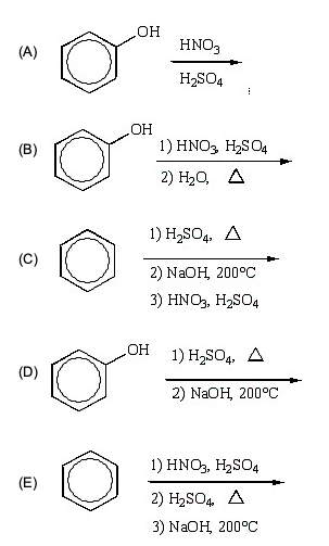 (A) H2SO4 HNO3 (B) | Chegg.com