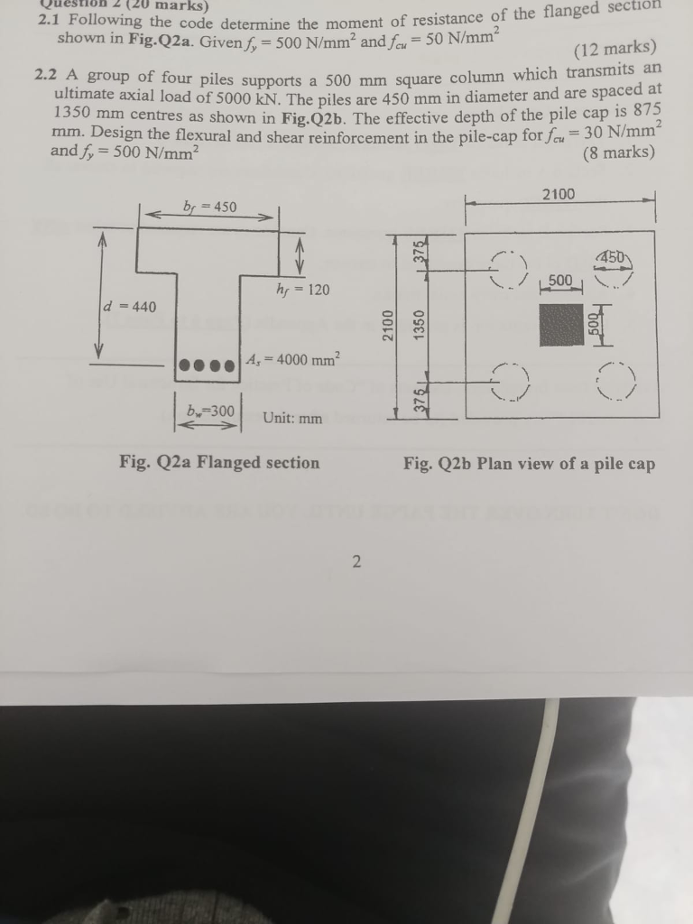 section QuestioB 2 (20 marks) flanged the code | Chegg.com