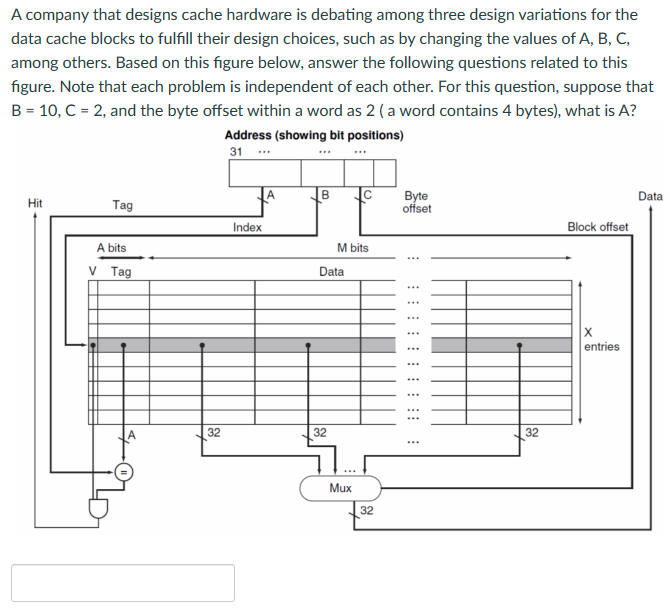 Solved A company that designs cache hardware is debating | Chegg.com