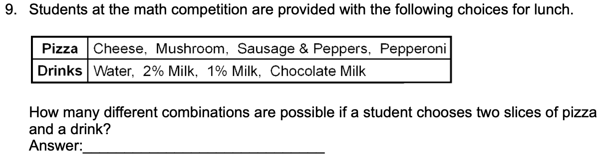 Solved Students at the math competition are provided with | Chegg.com