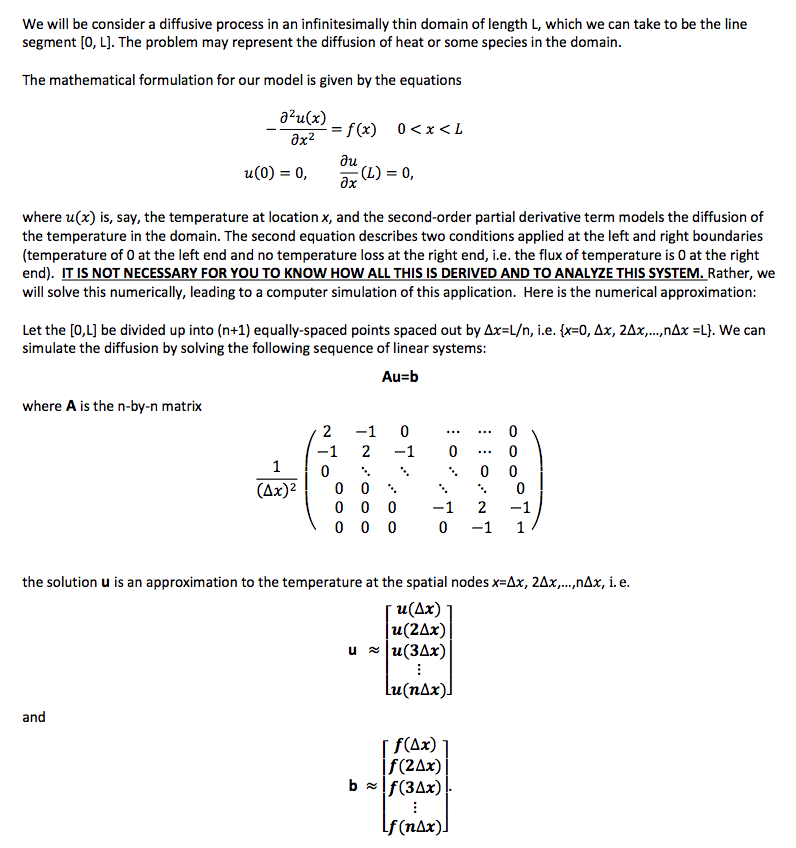 Solved Problem 1 Write a matlab routine that generates the | Chegg.com
