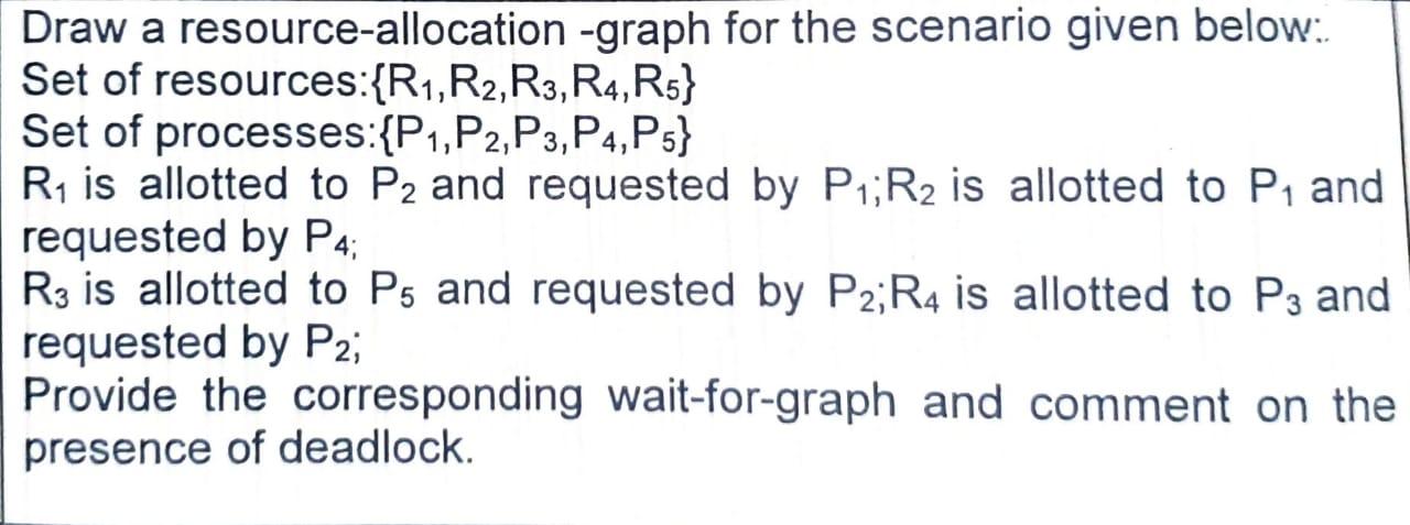 [Solved]: -graph for the scenario given below: R2, R3, R4,