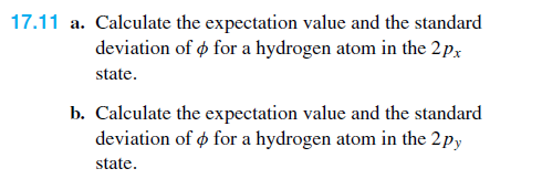 Solved 11 a. Calculate the expectation value and the | Chegg.com