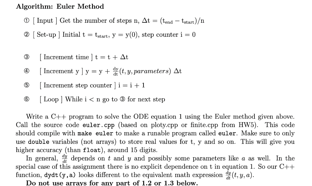Solved This exercise will make use of numerical integration | Chegg.com