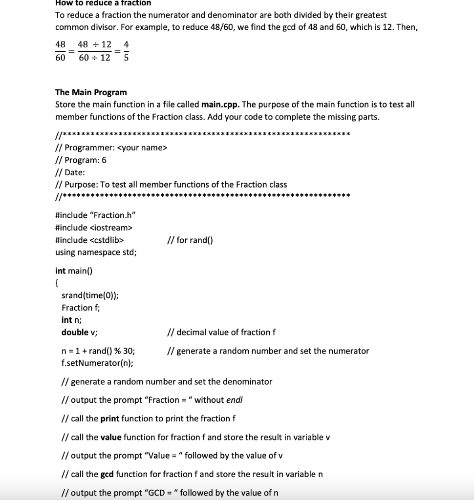 Solved The programming language is c++. I need the codes for | Chegg.com