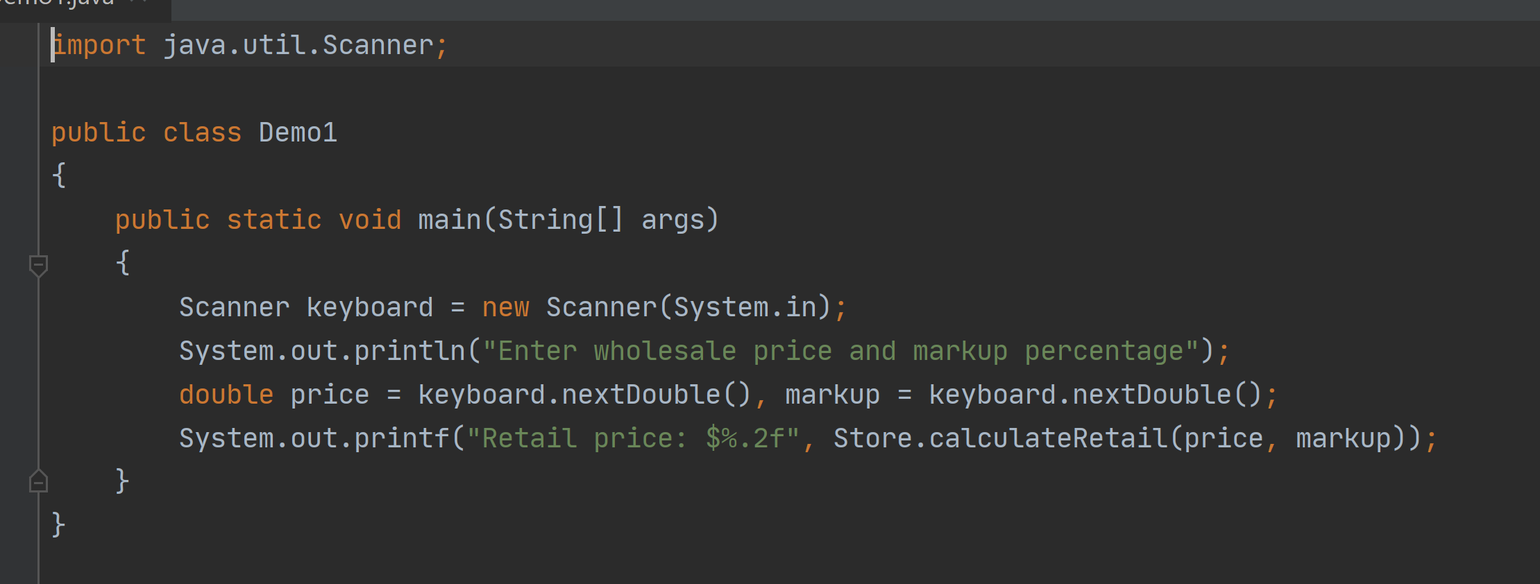 Solved Create a file named Store.java. In this file, create | Chegg.com