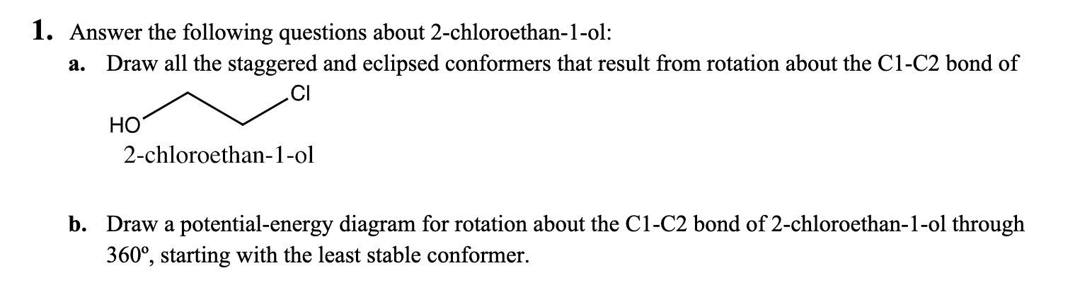 Solved a. 1. Answer the following questions about | Chegg.com