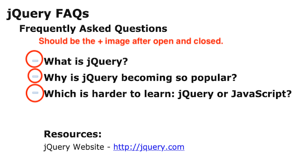 JavaScript and jQuery Course Assignment | Chegg.com