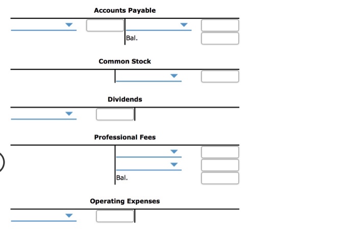 Solved If an amount box does not require an entry, leave it | Chegg.com