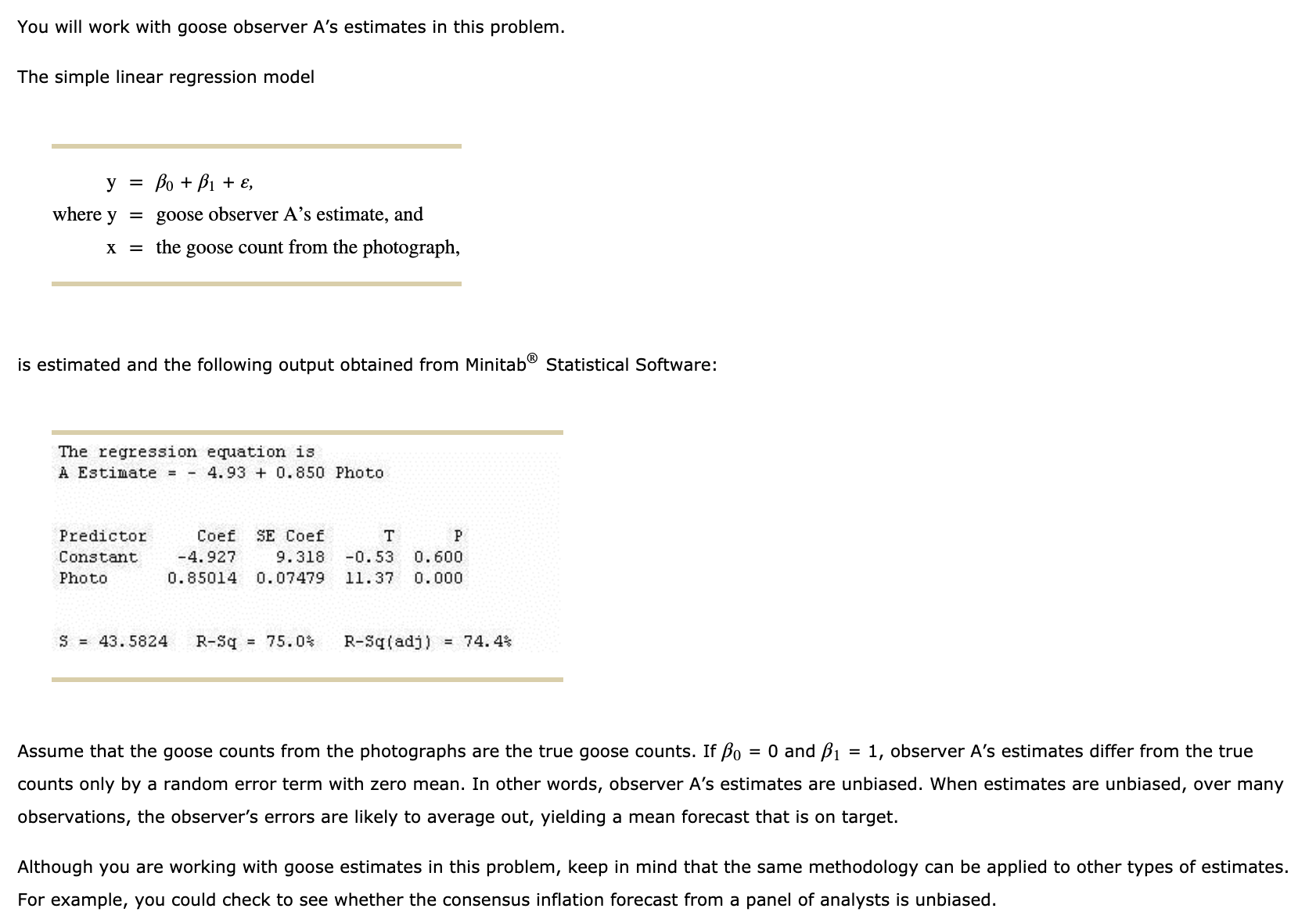 Solved Experienced observers use aerial survey methods to | Chegg.com