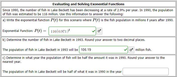Solved Evaluating and Solving Exonential Functions Since | Chegg.com