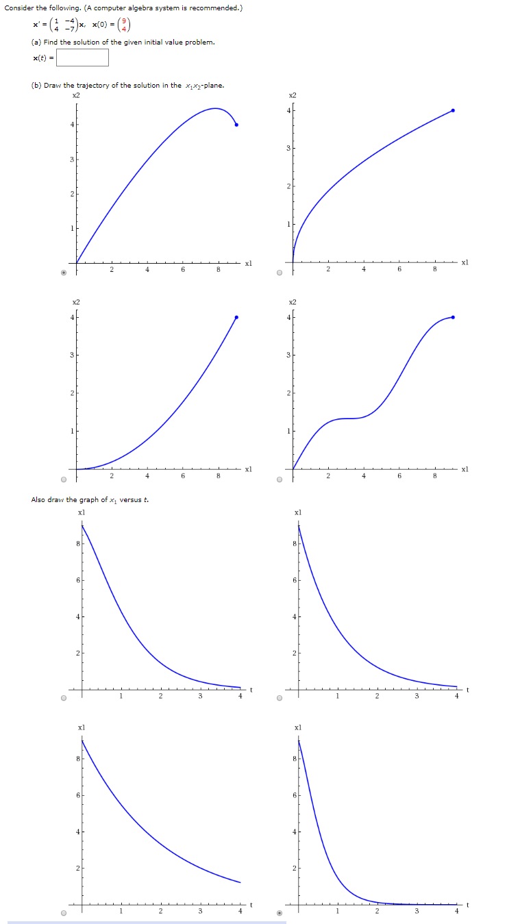 Solved Consider The Following A Computer Algebra System Is