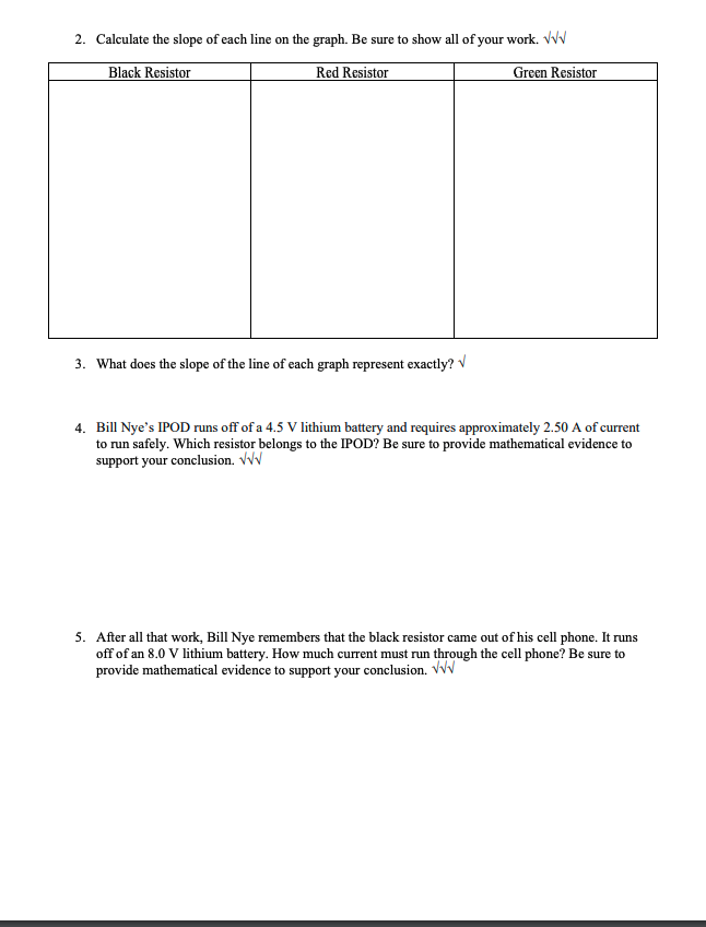 Solved Ohms Law Lab Introduction: Bill Nye has confused his | Chegg.com