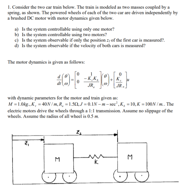 Solved Dc Brushed Electric Motor With Inertial Load Dc Motor 