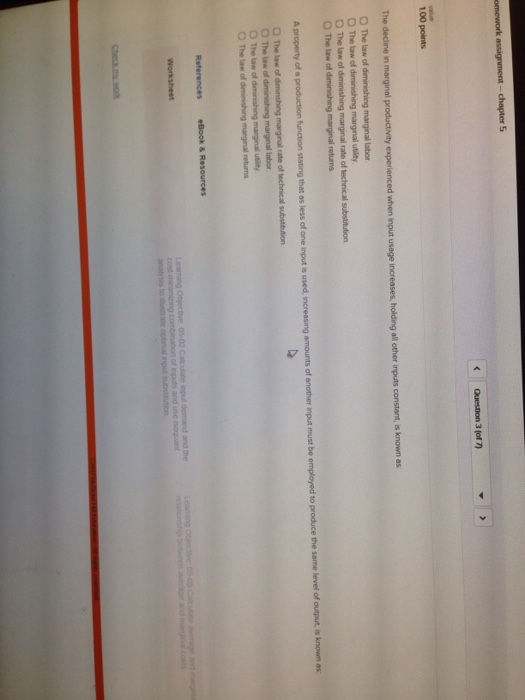 Solved omework assignment chapter 5 Quesuon 3 (of 100 points | Chegg.com Solved omework assignment chapter 5 Quesuon 3 (of 100 points | Chegg.com