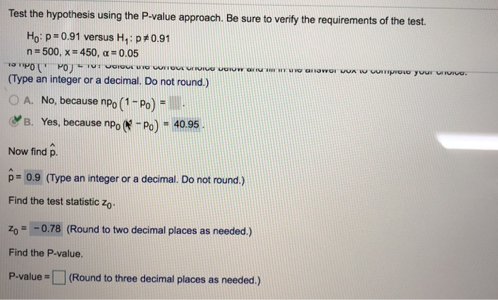 Solved Test the hypothesis using the P-value approach. Be | Chegg.com