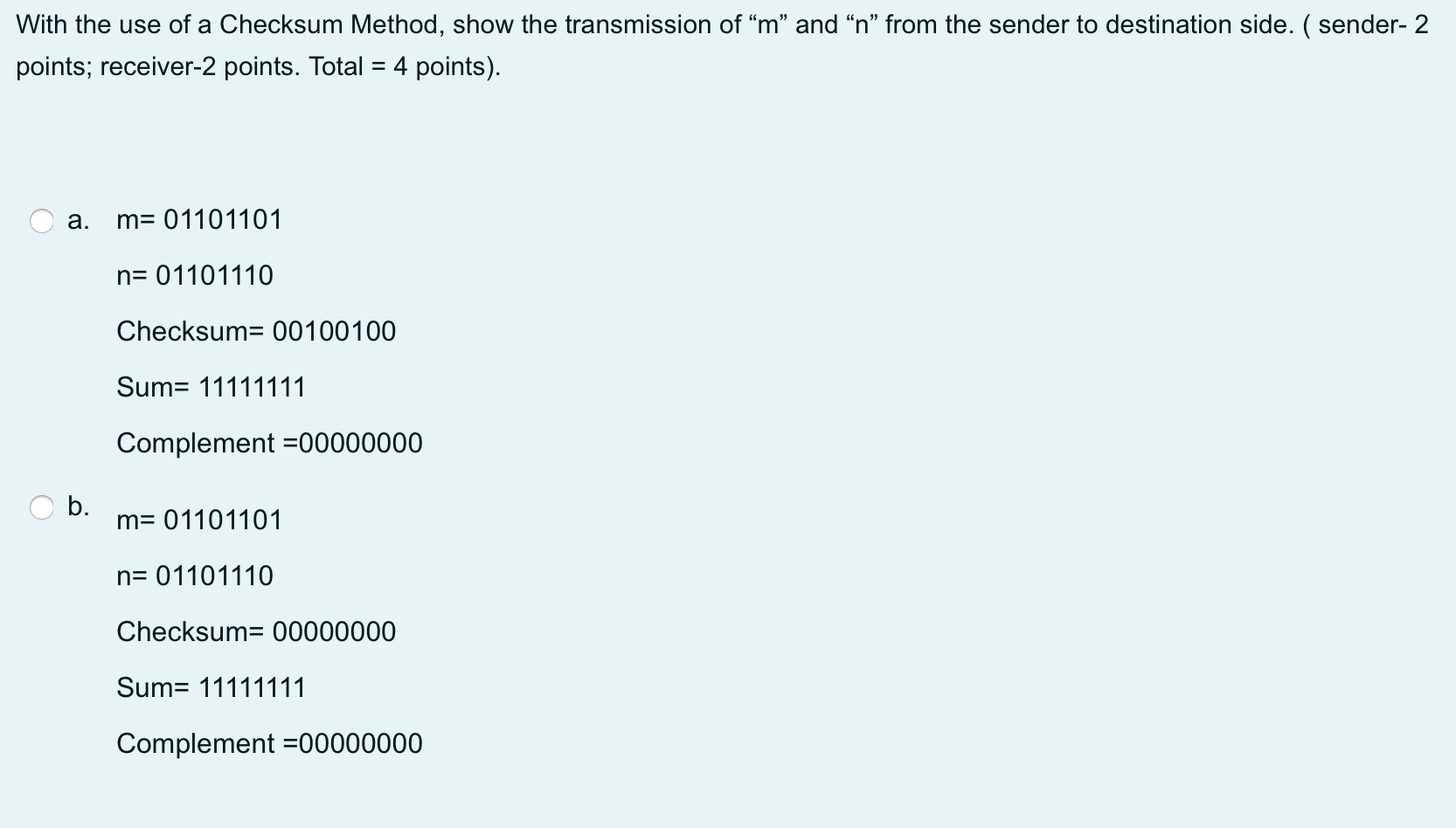 Solved Using an even-parity check, how will the word IPv6 be | Chegg.com