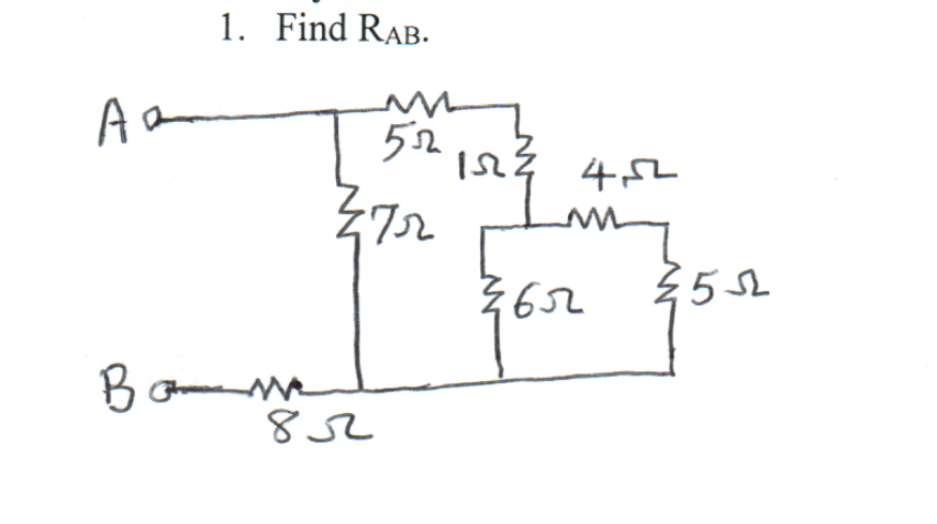 Solved 1. Find RAB.2. Find RAB. | Chegg.com