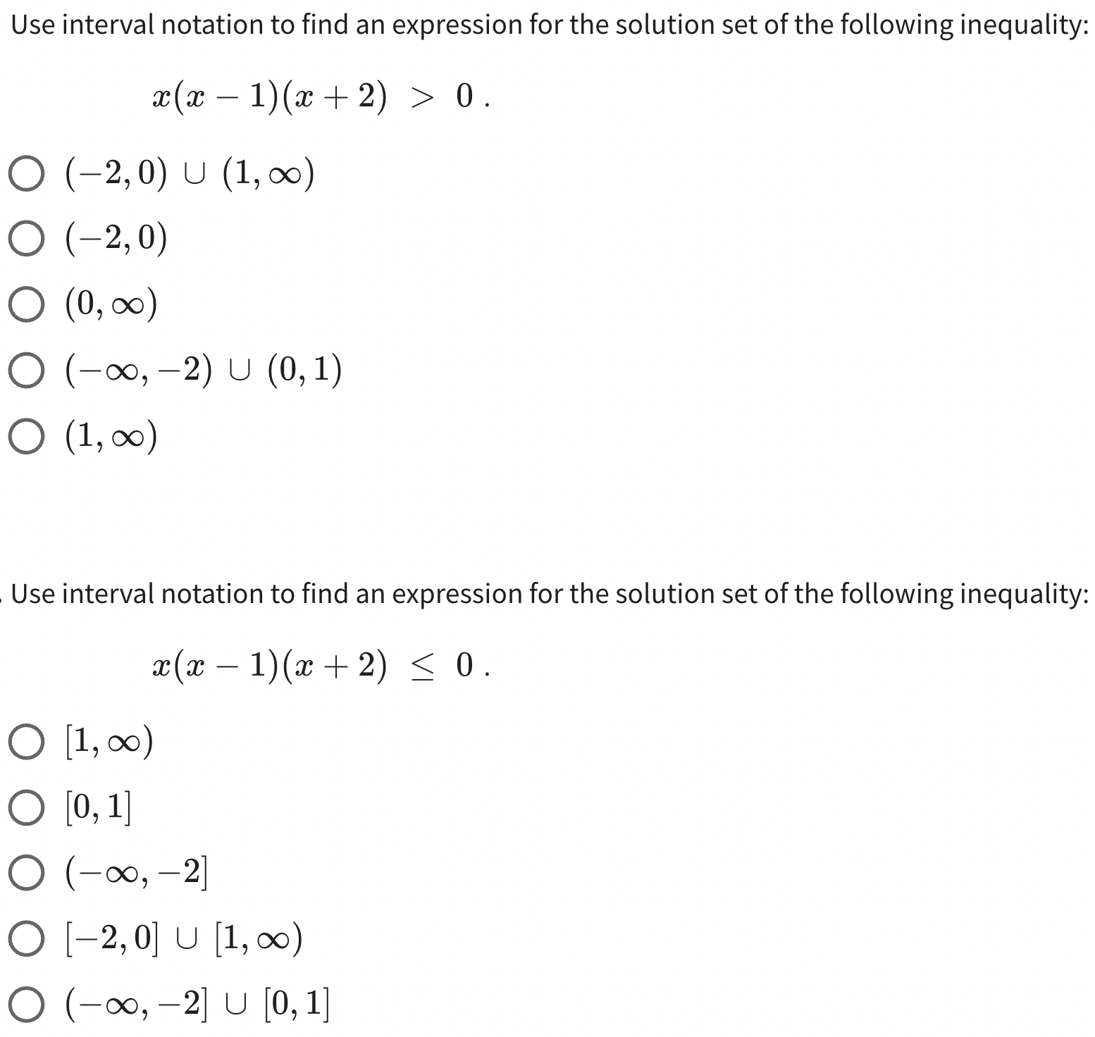 Solved Use interval notation to find an expression for the | Chegg.com