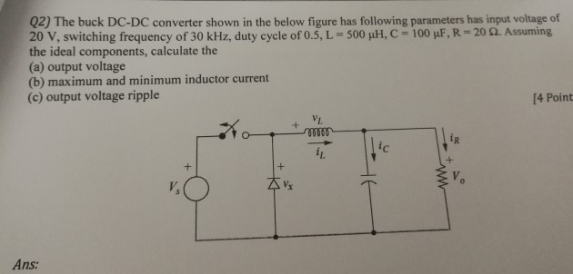 Solved imaah nsversy Student's ID 03) Design a boost | Chegg.com