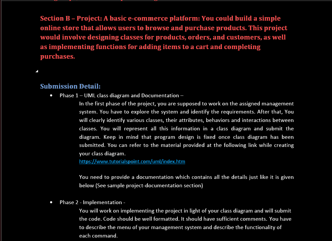 Solved PLEASE READ THE GENERAL REQUIREMENT CAREFULLY. THE | Chegg.com