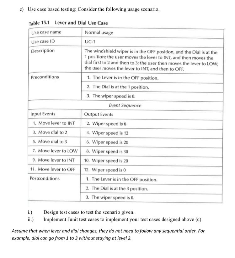 Solved C Use Case Based Testing Consider The Following 