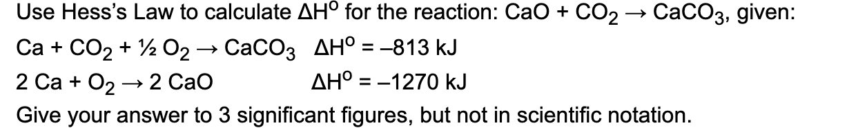 Solved For the process: 4 Na(s) + O2(g) → 2 Na2O(s), ΔH = | Chegg.com