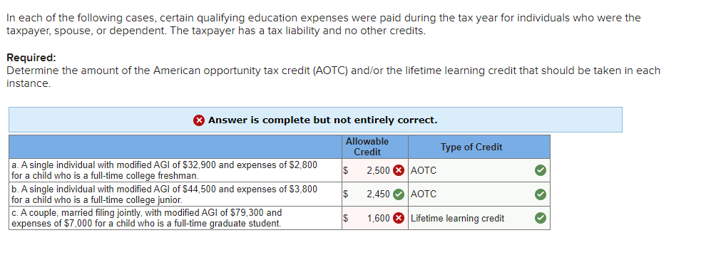 how do i solve the incorrect answers? | Chegg.com