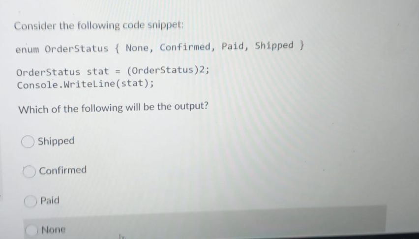 Solved Question 2 (1 point) |) Listen Which of the following | Chegg.com