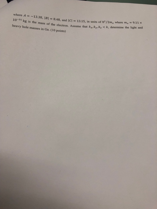 Solved Problem 4 (30 points): The latti ce constant of the | Chegg.com