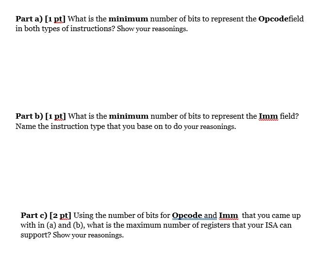 Solved 1. *(10 pt) [ISA/Microarchitecture] Suppose you are | Chegg.com