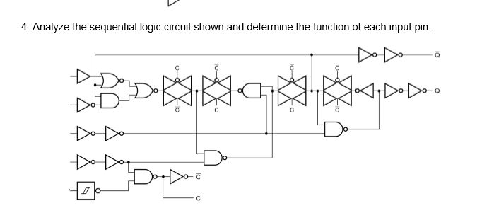 Solved 4. Analyze the sequential logic circuit shown and | Chegg.com
