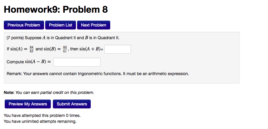 Solved Homework9: Problem 8 Previous Problem Problem List | Chegg.com