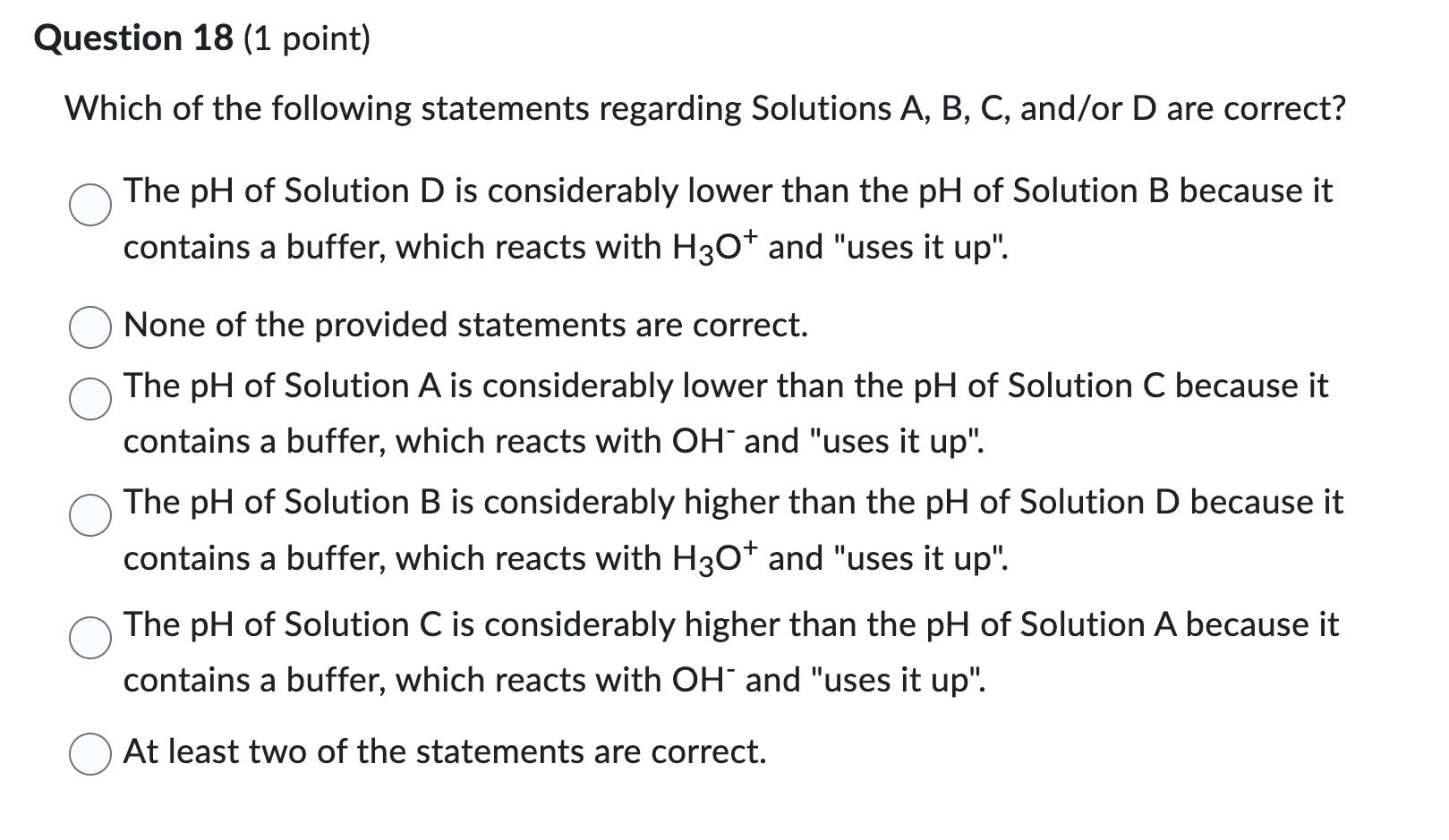 Solved The measured pH of your 1:1 buffer (in Part 3) should | Chegg.com