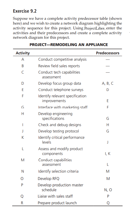 Solved Solve Problem 9.6, Chapter 9 Complete Exercise 9.2, | Chegg.com