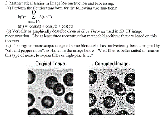 3. Mathematical Basics in Image Reconstruction and | Chegg.com
