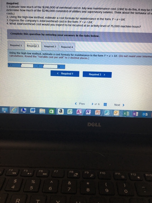 Solved ssignment Problem 5A-8 High-Low Method; Predicting | Chegg.com