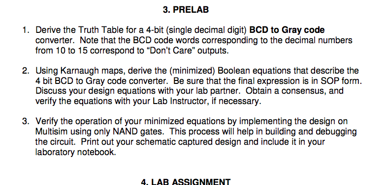 Solved 3. PRELAEB 1. Derive the Truth Table for a 4-bit | Chegg.com