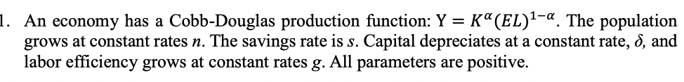 Solved (a) Does this production function meet the CRS | Chegg.com
