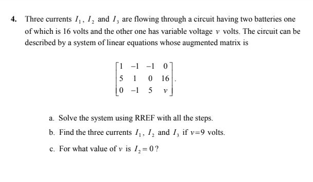 Solved Three currents I1,I2 and I3 are flowing through a | Chegg.com