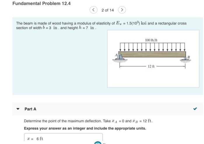 Solved Previous Answers Correct Part B Determine the | Chegg.com
