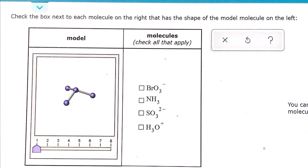 Solved Check the box next to each molecule on the right that | Chegg.com