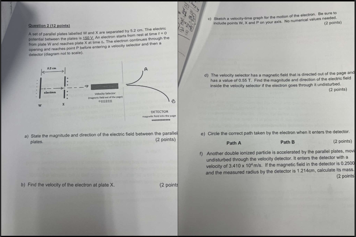 Solved c) ﻿Sketch a velocity-time graph for the motion of | Chegg.com