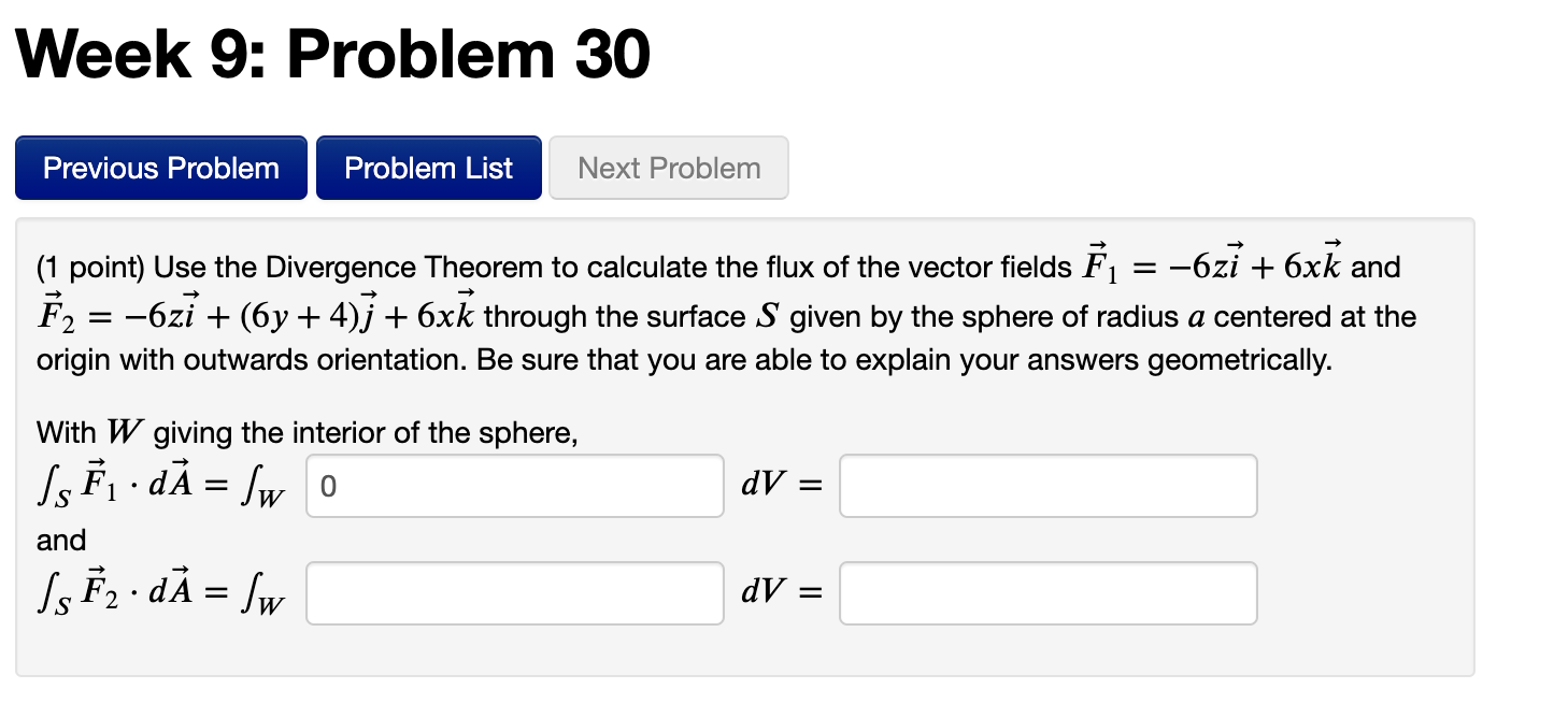 Solved Week 9: Problem 30 Previous Problem Problem List Next | Chegg.com