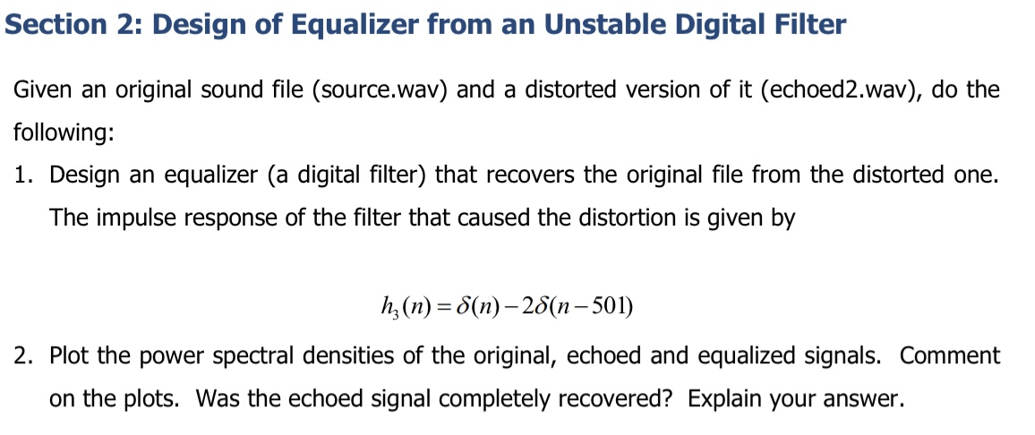 Solved Illustration of Equalization Process Overall Impulse | Chegg.com