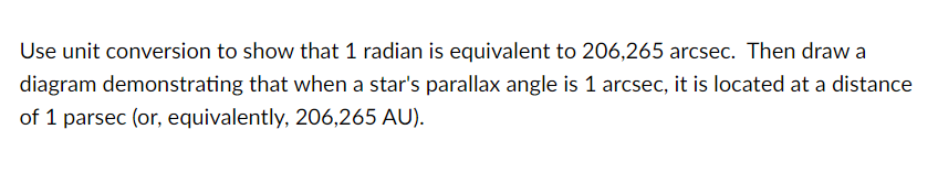 Solved Use unit conversion to show that 1 ﻿radian is | Chegg.com