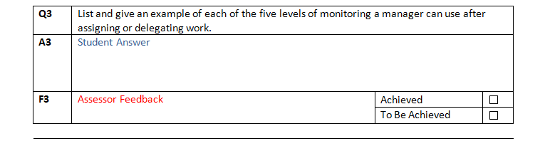 Solved Q3 List and give an example of each of the five | Chegg.com