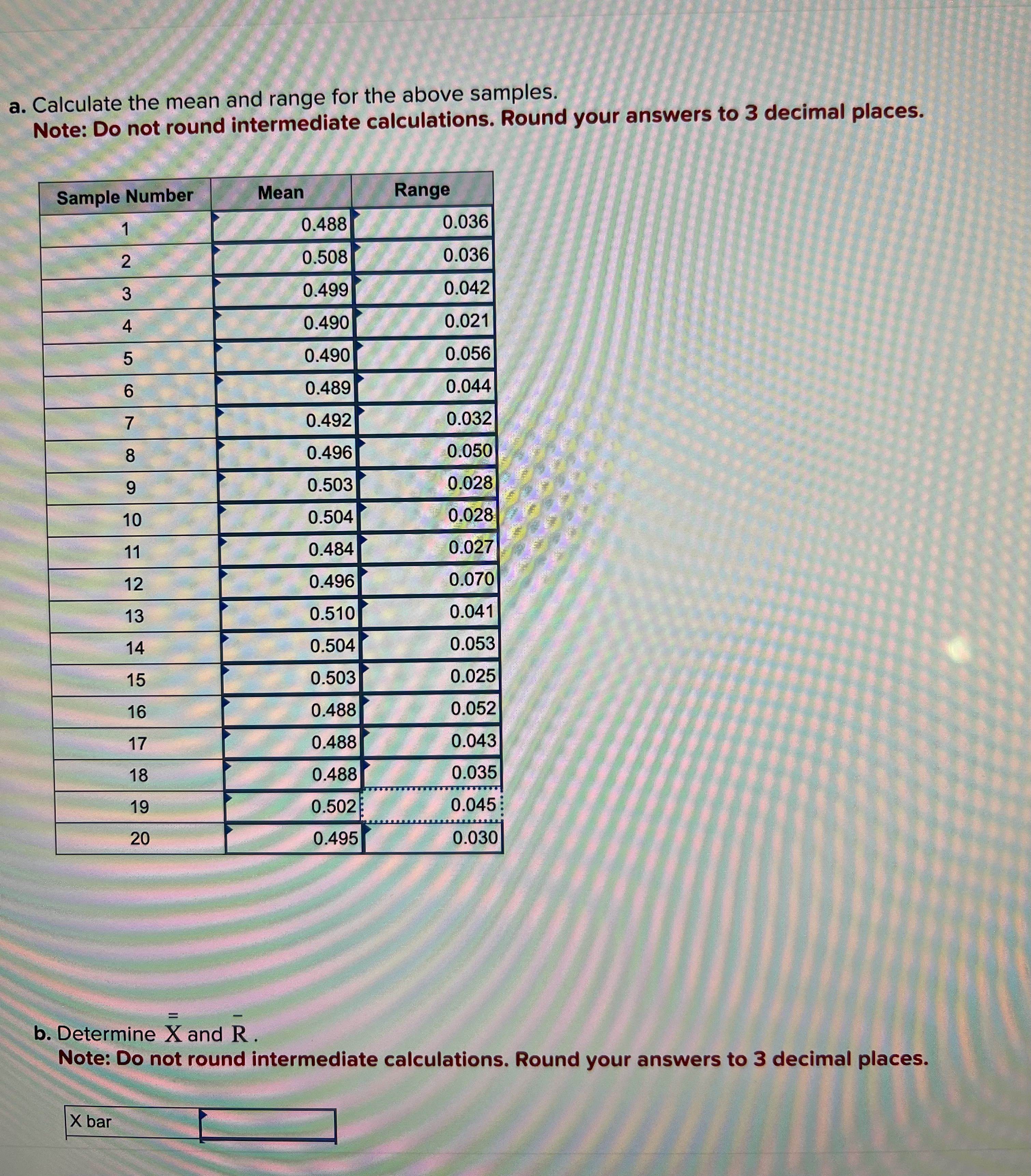 Solved Problem 10-29 (Algo)The following table contains the | Chegg.com